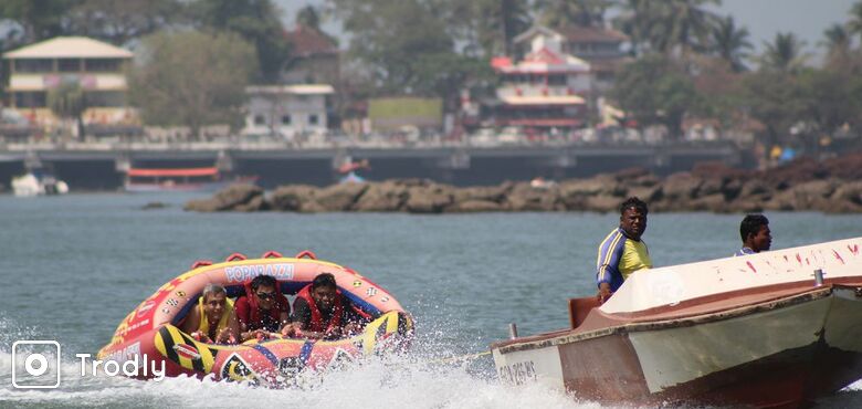 Bumper Ride at Dona Paula Beach, Goa - Trodly